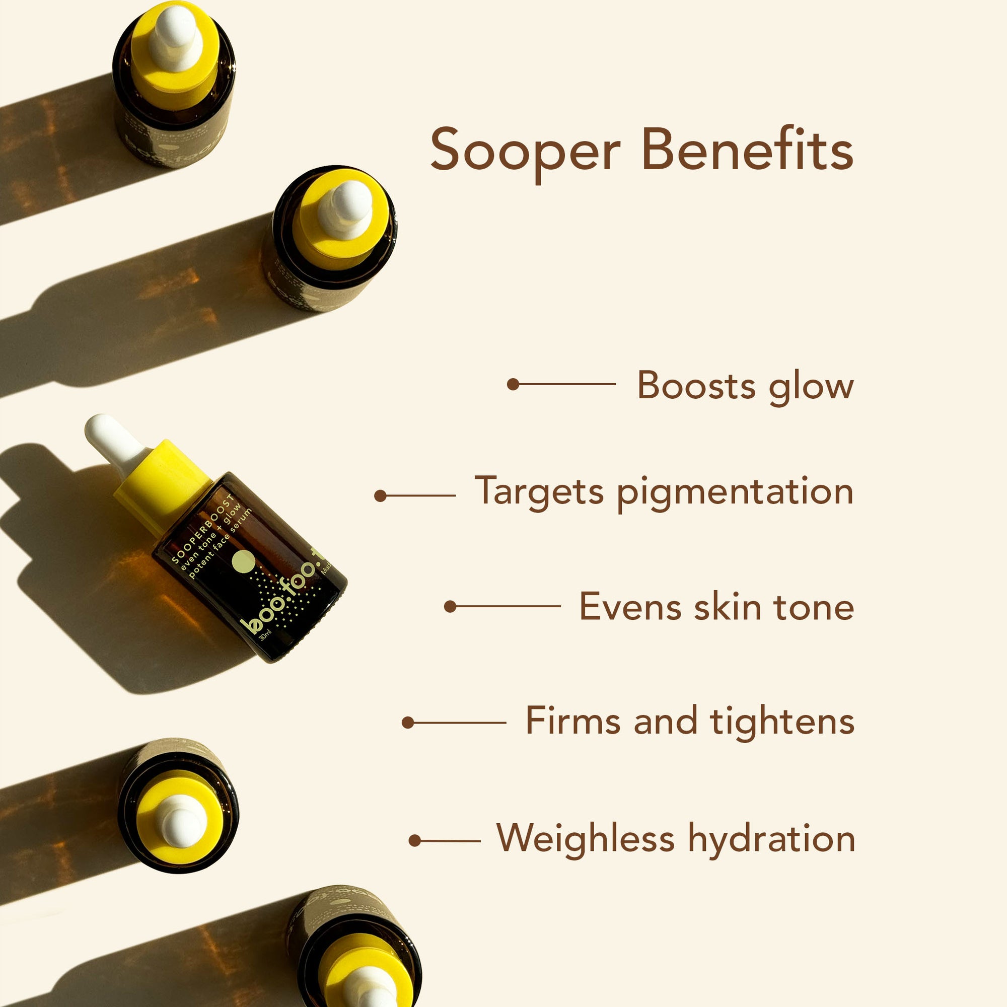 SOOPERBOOST Face Serum even tone + glow – Boofootel